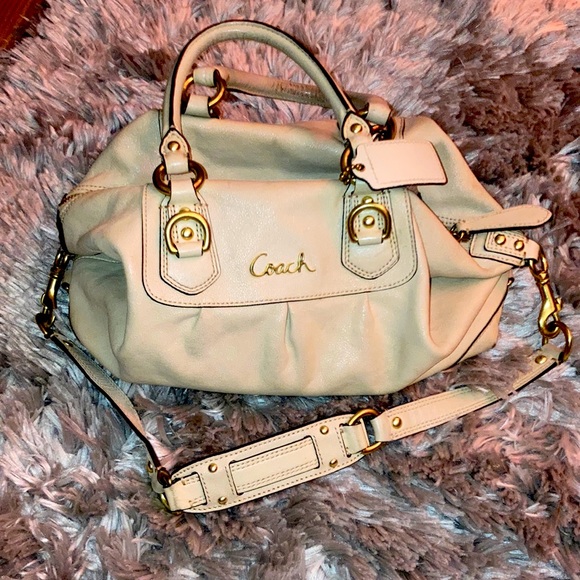 Coach | Bags | Coach Cream Colored Purse | Poshmark